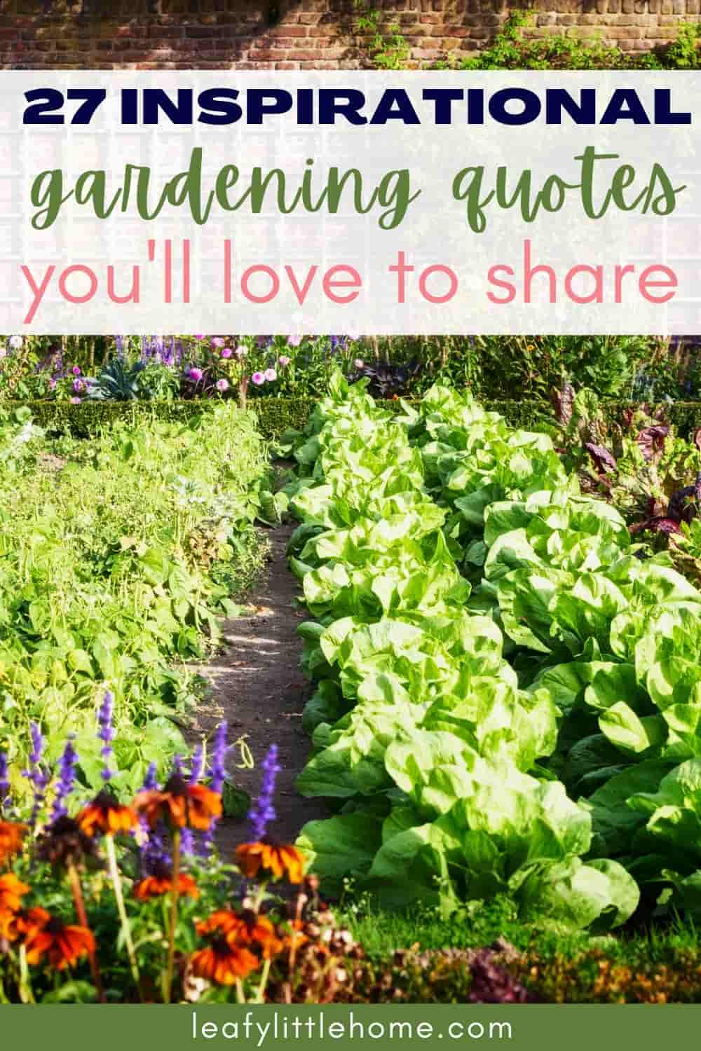 Inspirational Gardening Quotes
